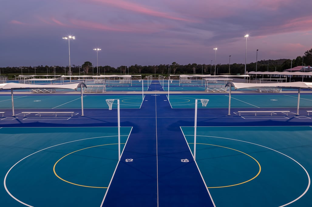 SPORTENG designed a high-capacity netball facility at Firth Park